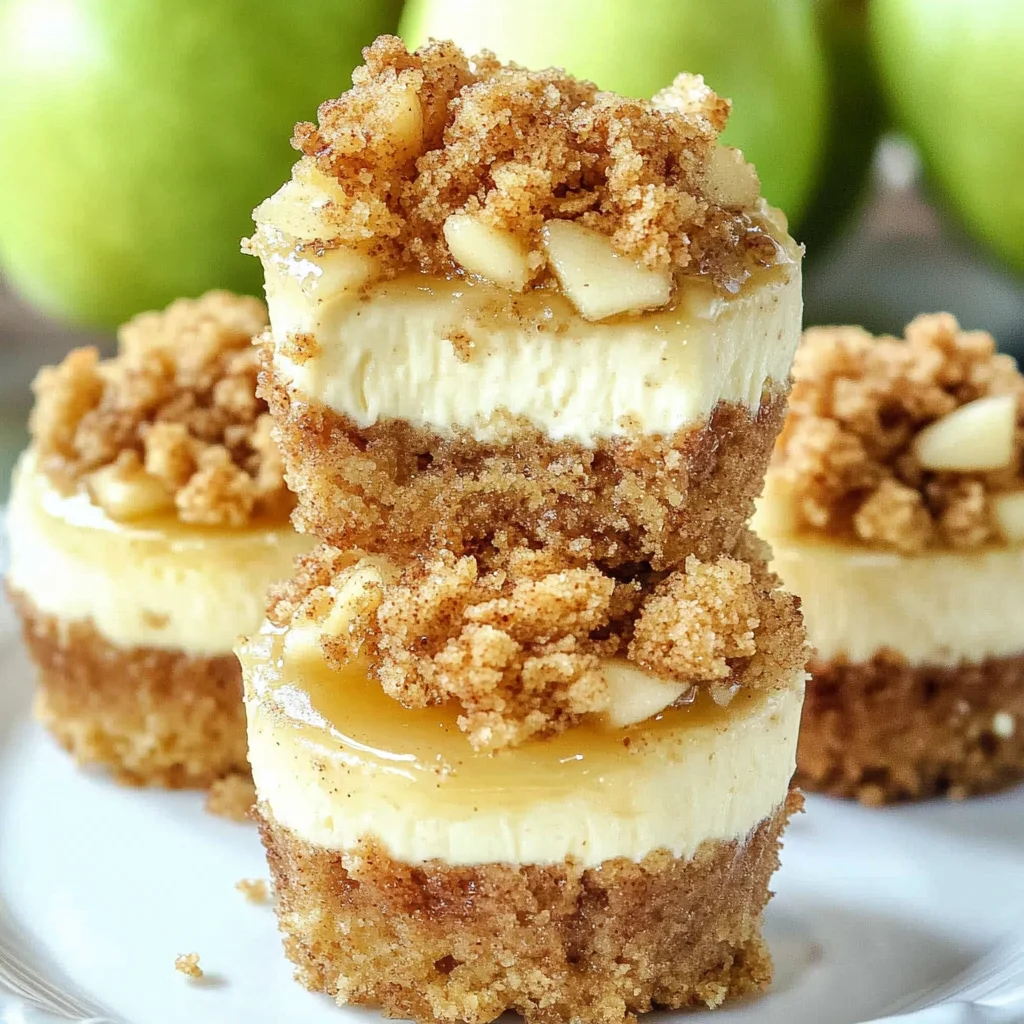 Apple Crisp Mini Cheesecakes Chef And Press