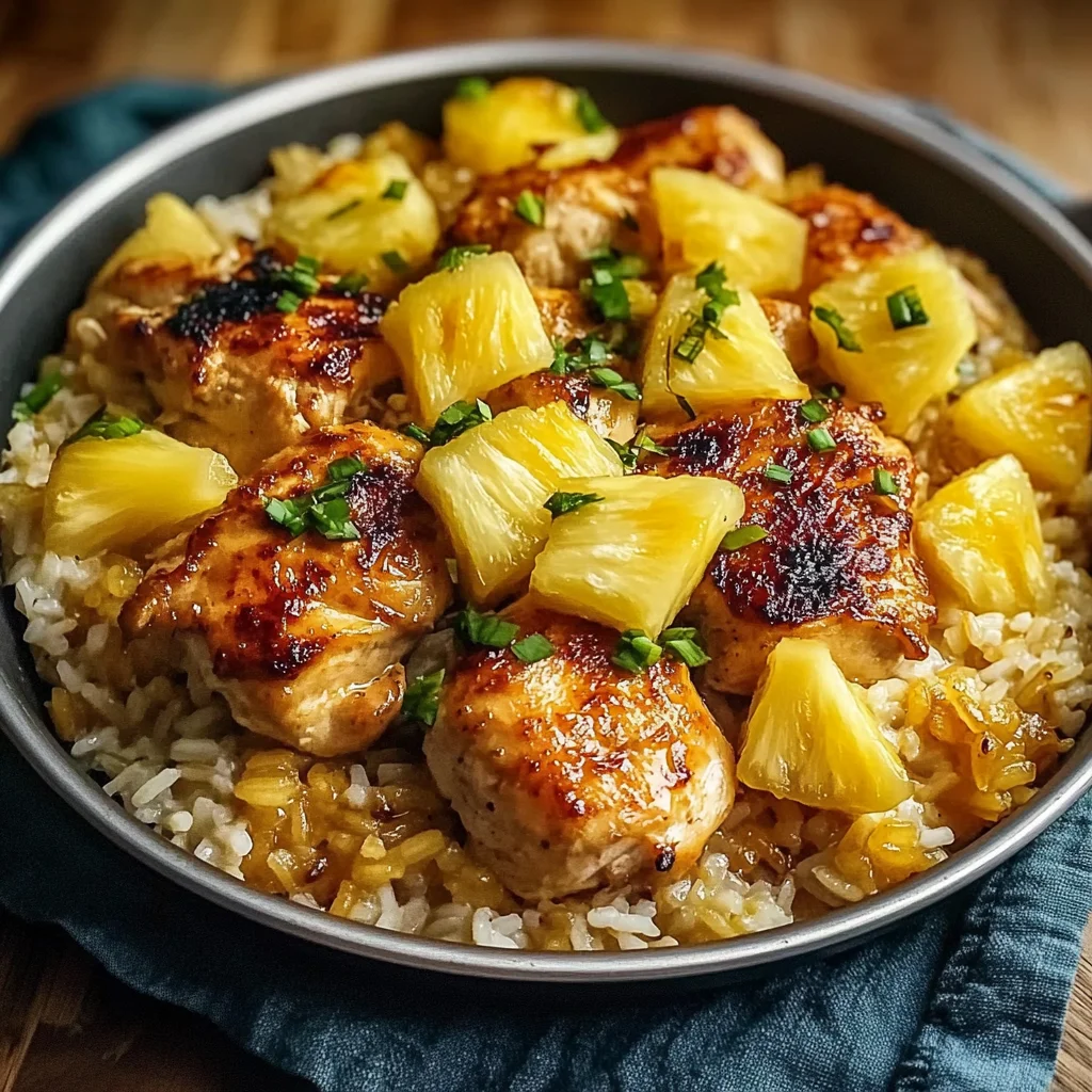 One-Pan Pineapple Chicken & Rice – Quick & Delicious! - Chef and Press