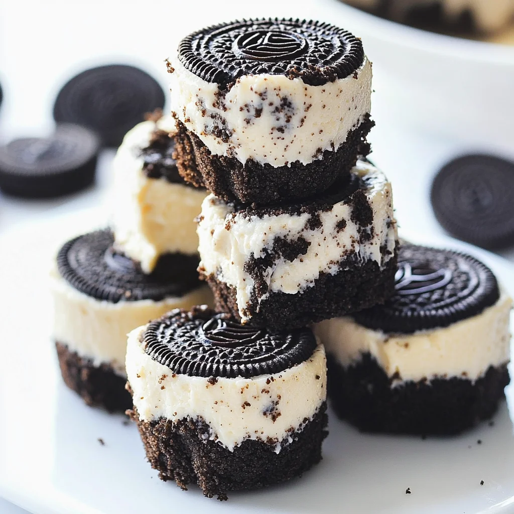 The Best Oreo Cheesecake Bites - Chef and Press